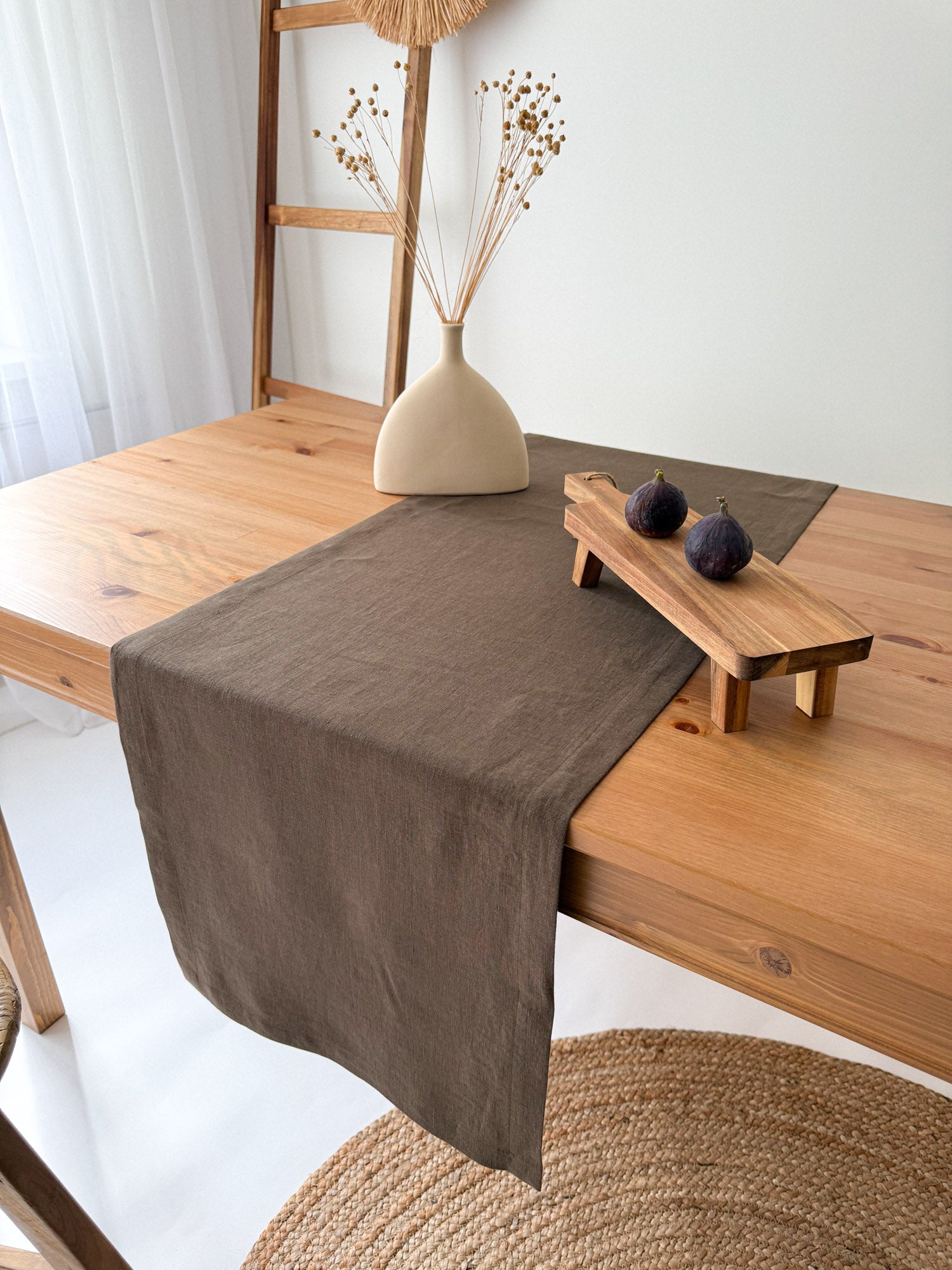 Brow Linen Table Runner | Linen Notes