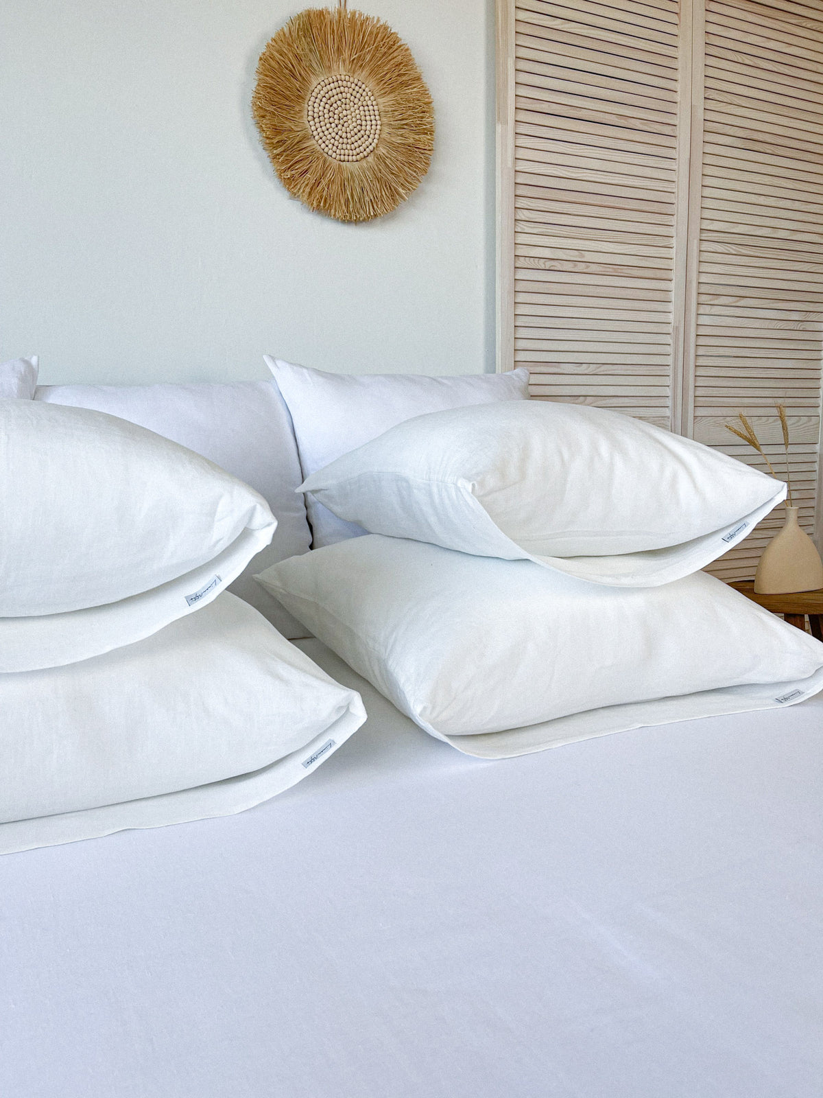 100 Flax Off White Linen Bedding Hypoallergenic Durable Linen Notes